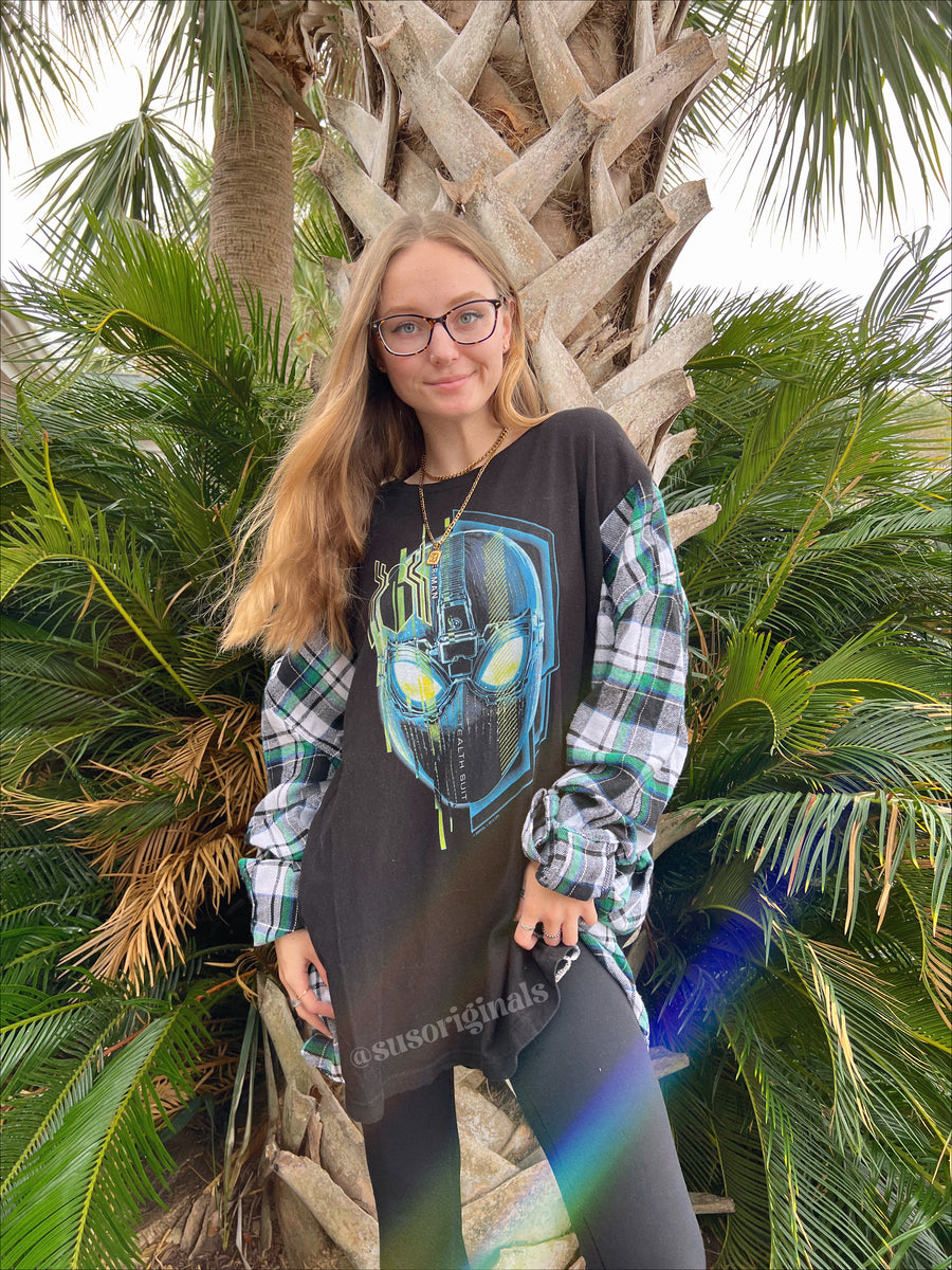 spider-man flannel – susoriginals